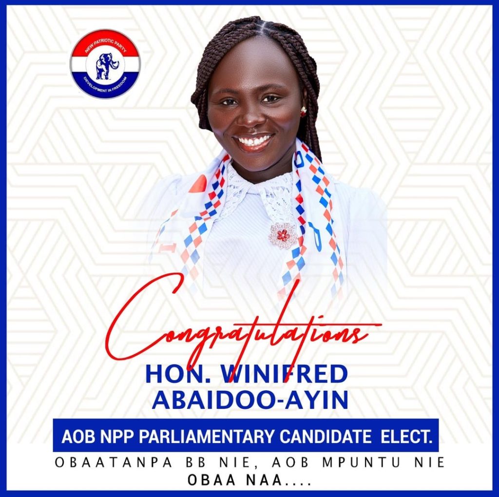 Winifred Abaidoo-Ayin Wins Asikuma Odoben Brakwa NPP Parliamentary ...