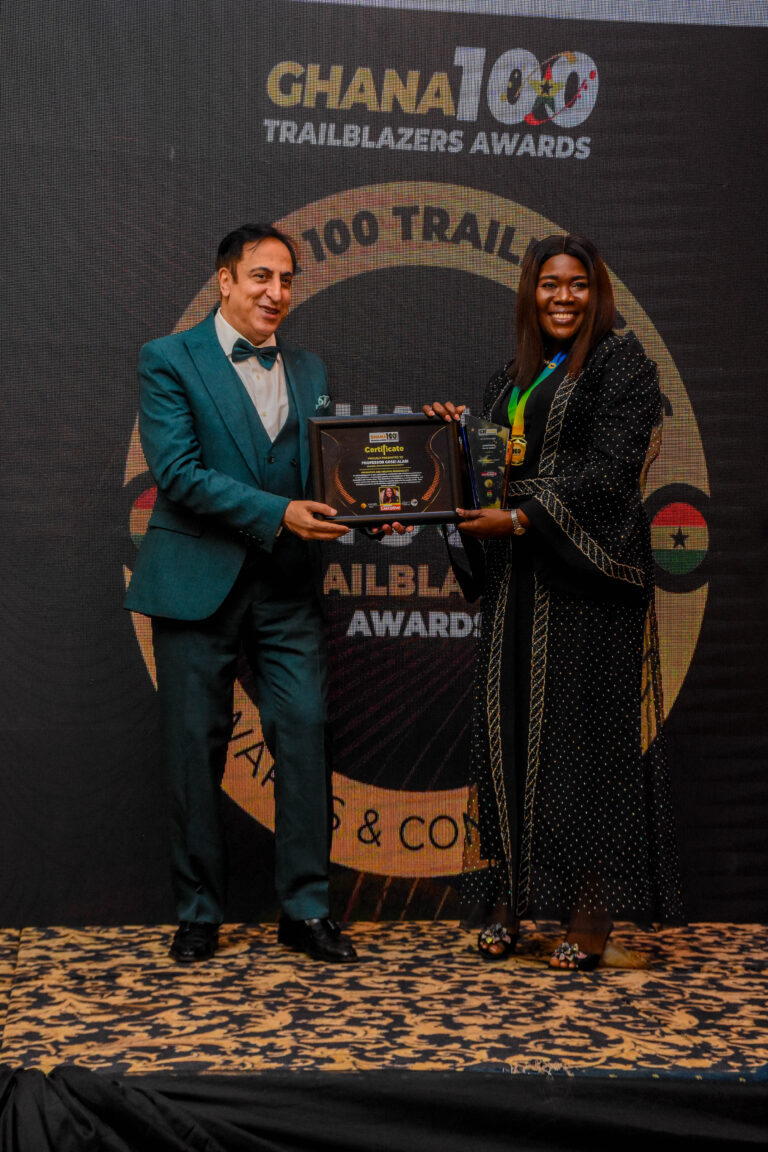 Professor Goski Alabi Honored at Ghana 100 Trailblazer Awards | Sintim ...